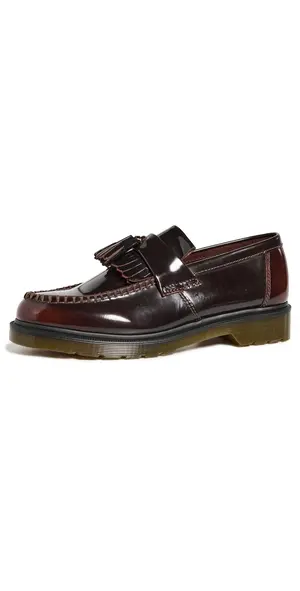 Dr. Martens Adrian Loafers In Red Arcadia - 30% Off | Editorialist